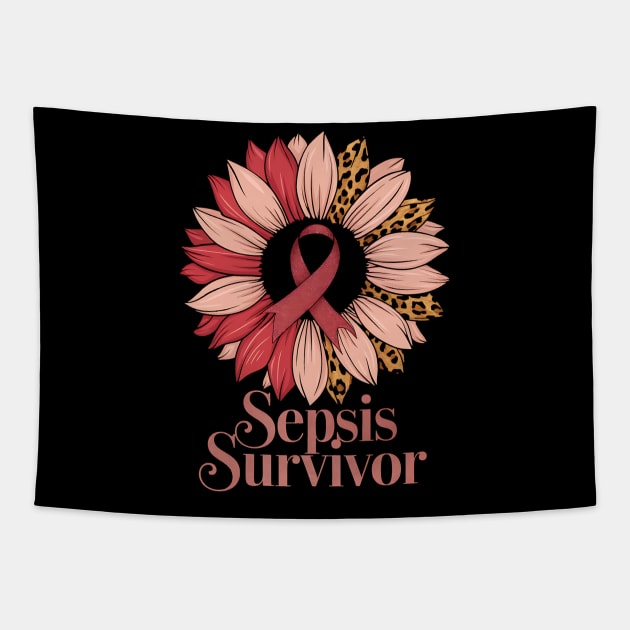 Sunflower Red Ribbon Sepsis Survivor Awareness - Sunflower Red Ribbon ...