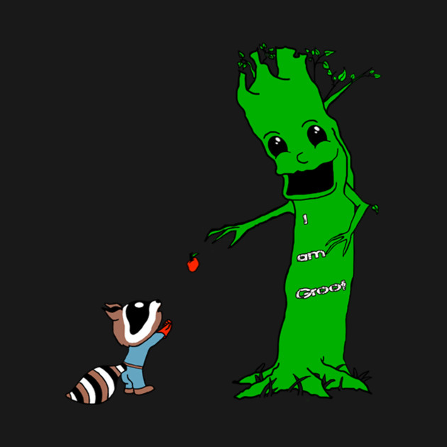 Giving tree Groot - Guardians Of The Galaxy - T-Shirt | TeePublic