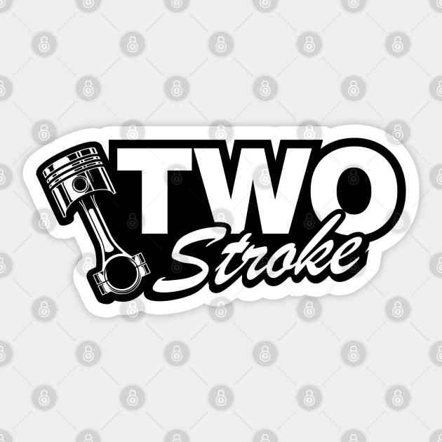 Two Stroke Motorcycle Engine Design - Motorcycle - Sticker | TeePublic