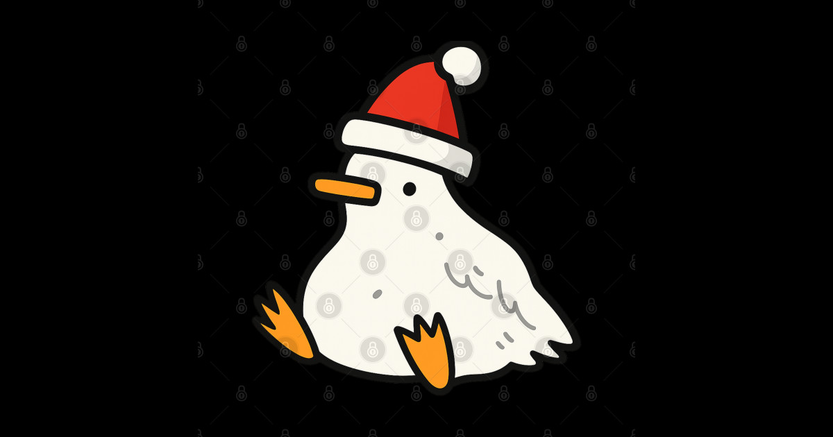 Christmas Duck - Christmas - Sticker | TeePublic