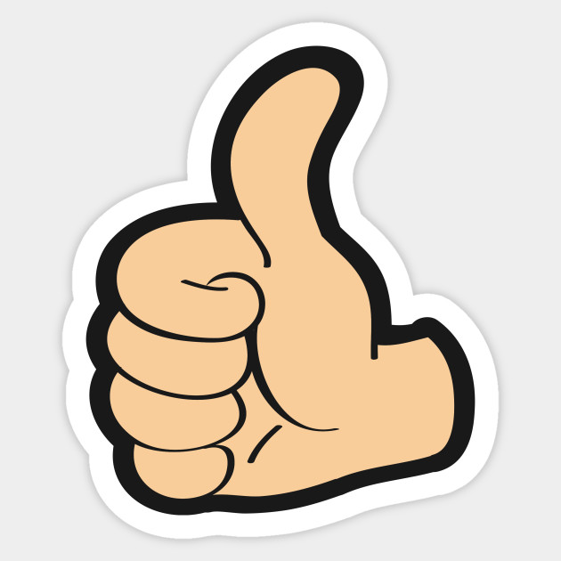 Thumbs Up - Thumbs Up - Sticker | TeePublic