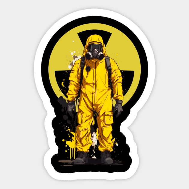 Hazmat Suit Gas Mask - Hazmat Suit - Sticker | TeePublic