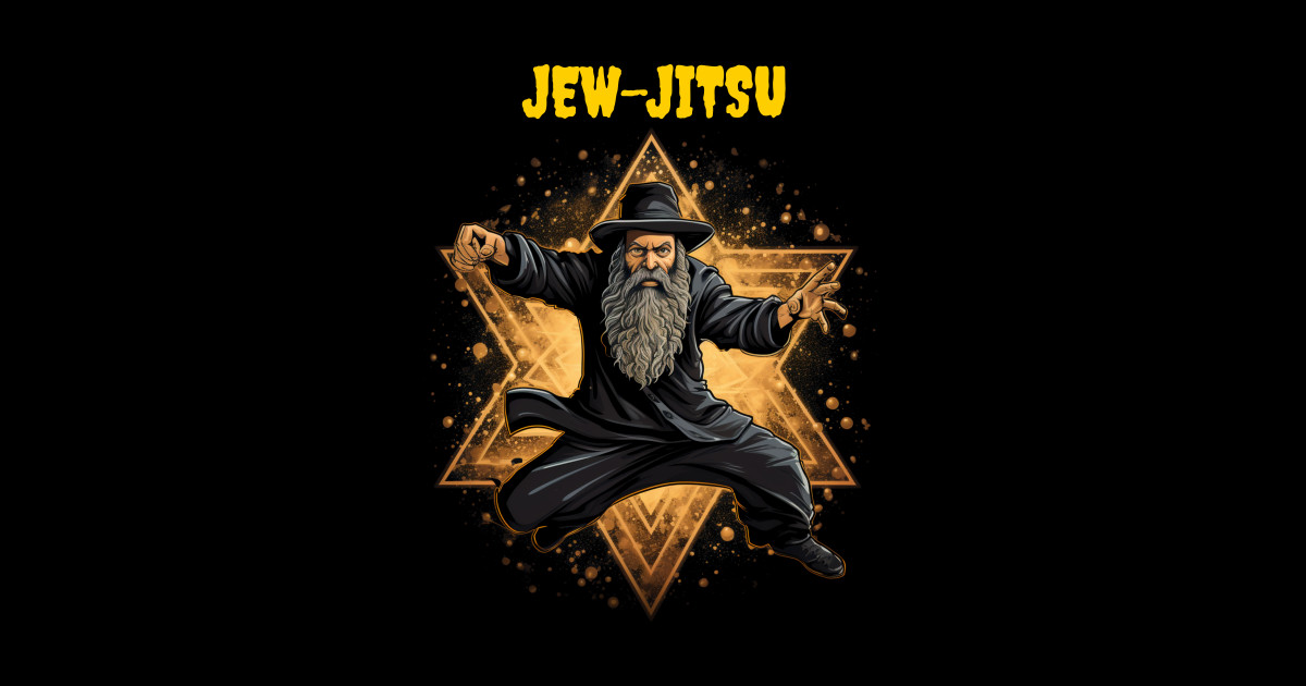 Jew-Jitsu - Jewjitsu - Sticker | TeePublic