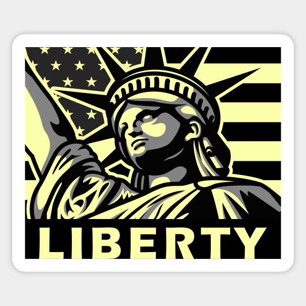 Statue Of Liberty - Statue Of Liberty - Sticker | TeePublic