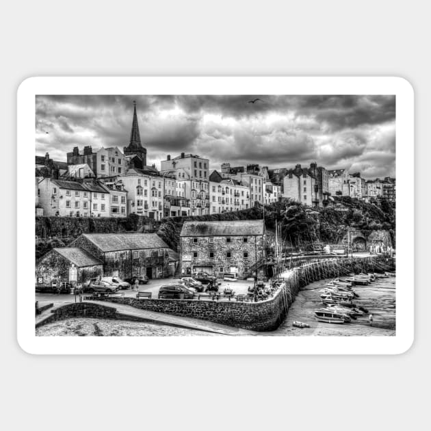 Tenby Harbour Quay, Black And White - Paul Thompson Photography ...