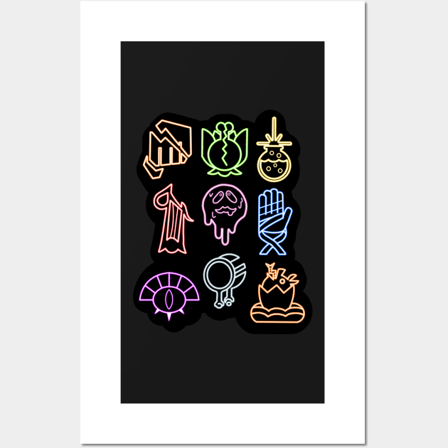 Neon Coven Symbols - The Owl House - Posters and Art Prints | TeePublic