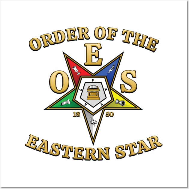 OES Emblem Order Of The Eastern Star - Eastern Star - Posters and Art ...