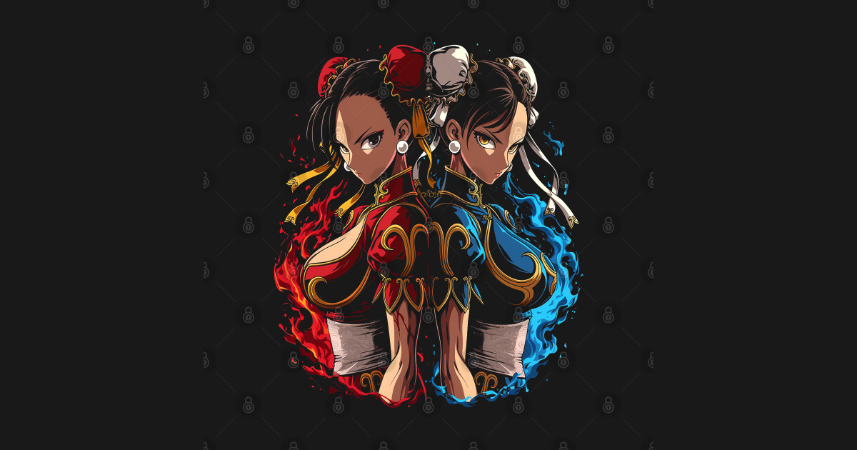 street fighter - chun li - Street Fighter - T-Shirt | TeePublic