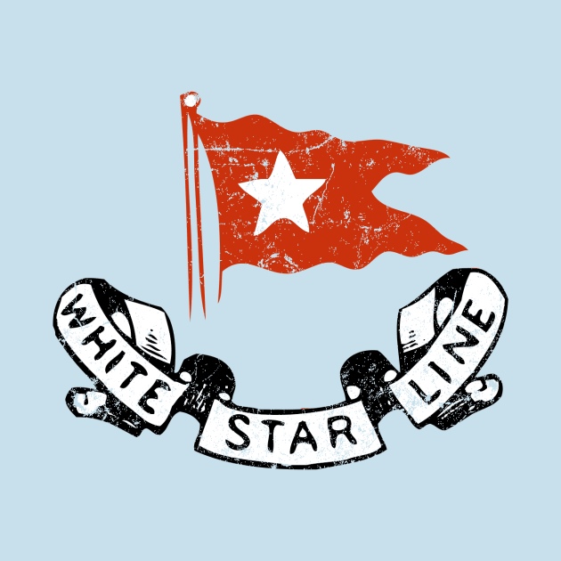 White Star Line - Titanic - T-Shirt | TeePublic