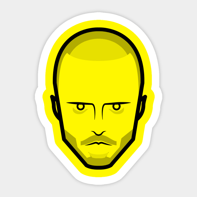Jesse Pinkman Minimalist - Breaking Bad - Sticker | TeePublic