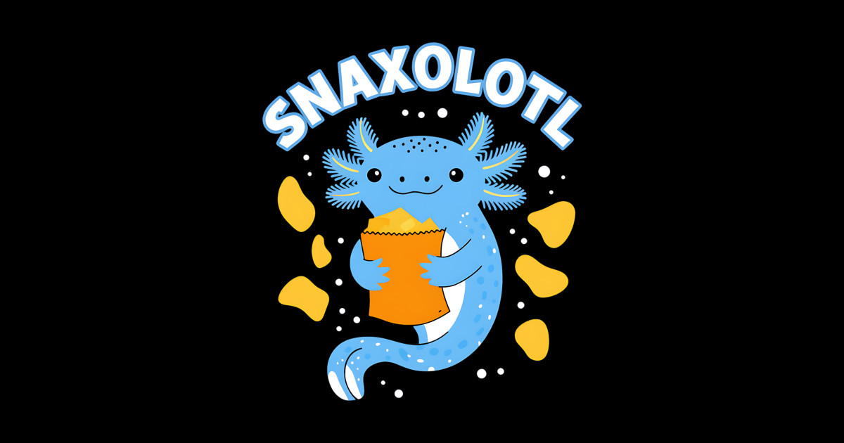 Snaxolotl Adorable Snacking Axolotl - Snaxolotl Adorable Snacking ...