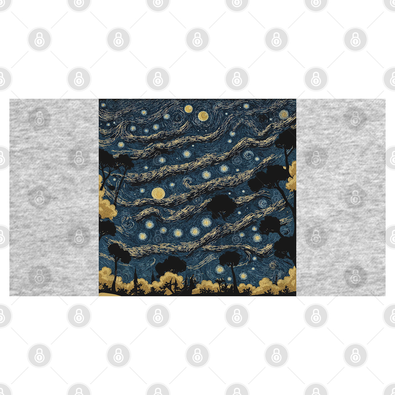 Van Gogh Starry Night Inspired – Artistic Night Sky - Starry Night - T ...