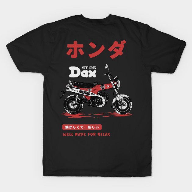 Honda Dax - Dark edition - Japanese - T-Shirt | TeePublic