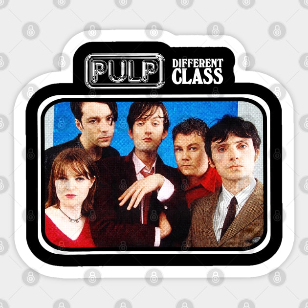 90s Pulp Band - Pulp Band - Sticker | TeePublic