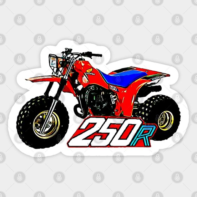 1983 ATC 250R - 1983 Atc 250r - Sticker | TeePublic