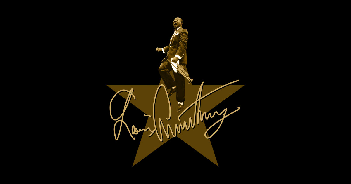 Louis Armstrong - Signature - Louis Armstrong - Sticker | TeePublic