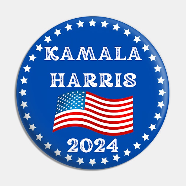 Kamala Harris 2024 - Kamala Harris - Pin | TeePublic