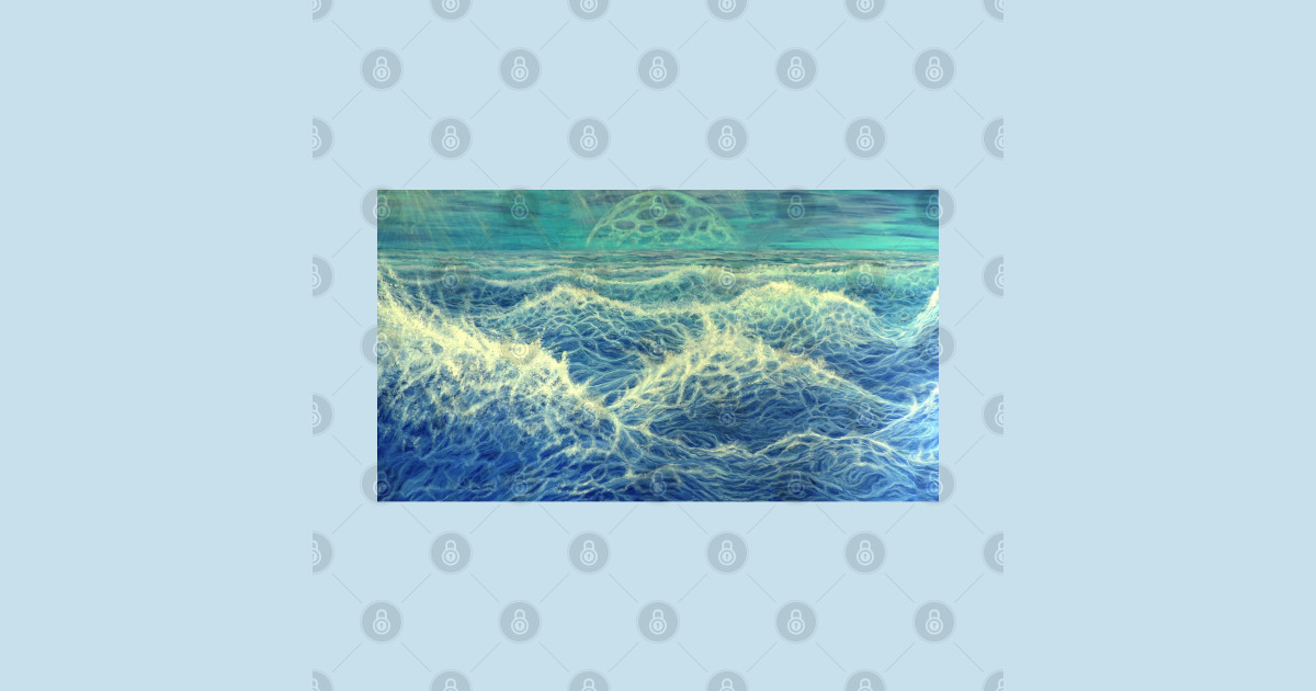 Sci-Fi Solaris ocean (alien planet) - Alien Planet - T-Shirt | TeePublic