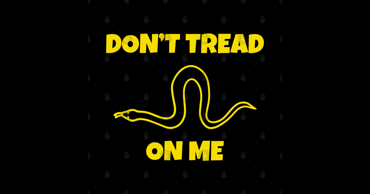 Dont Tread on Me - Line Snake - Dont Tread On Me - Sticker | TeePublic