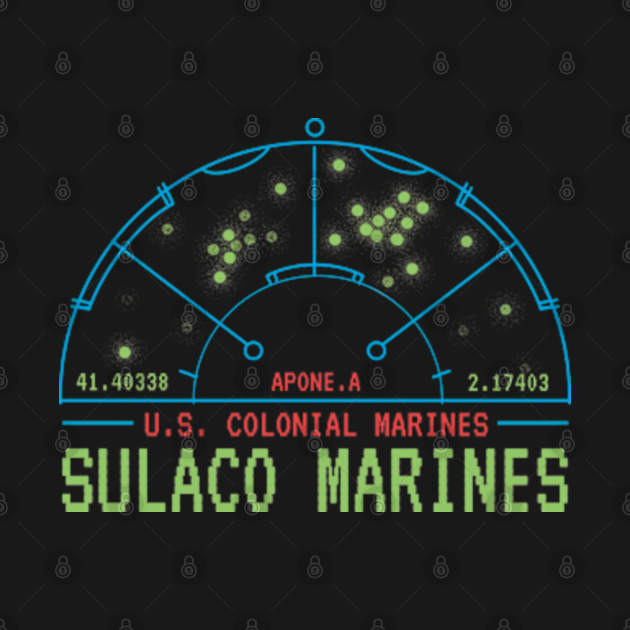 Alien Tracking Radar Marines - Alien - T-Shirt | TeePublic