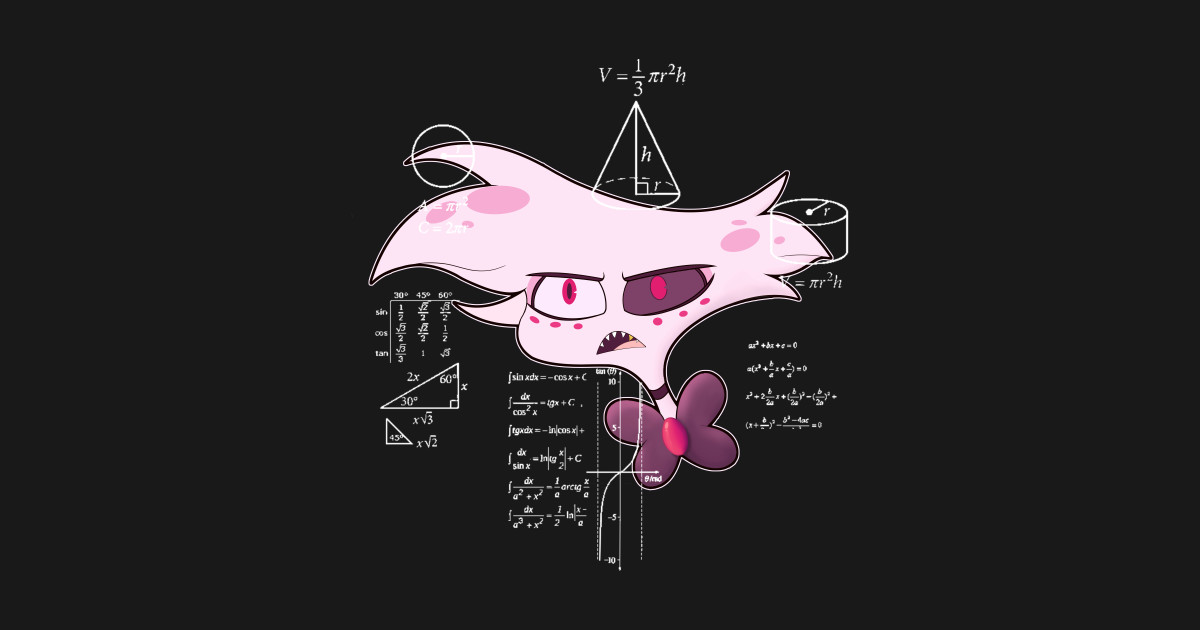 Confused Math Angel Dust - Angel Dust - Hoodie | TeePublic