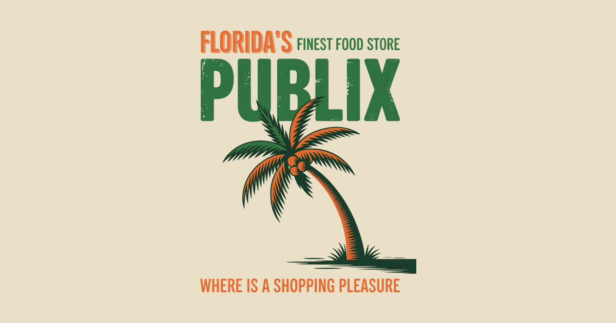 publix vintage store aesthetic - Publix - T-Shirt | TeePublic
