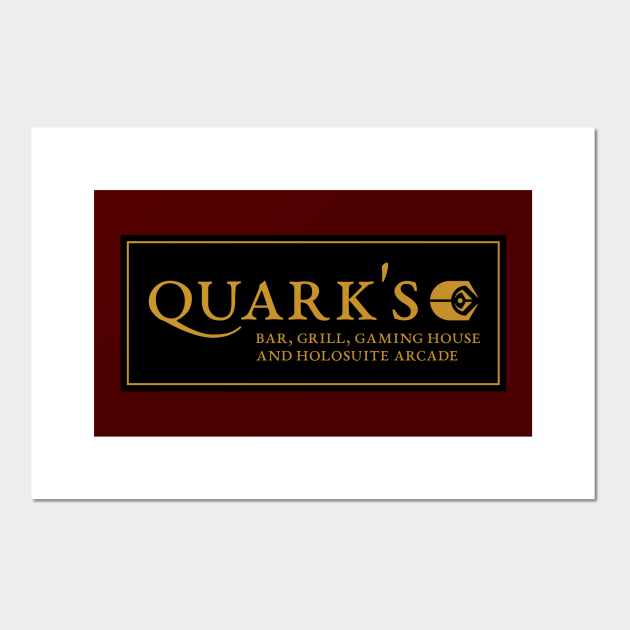 Quark's Bar, Grill, Gaming House & Holosuite Arcade - Quark - Posters ...