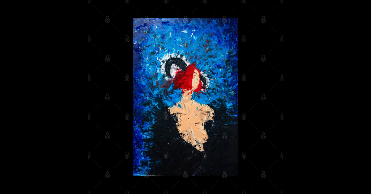 Lady Faun - Expressionism - Sticker | TeePublic