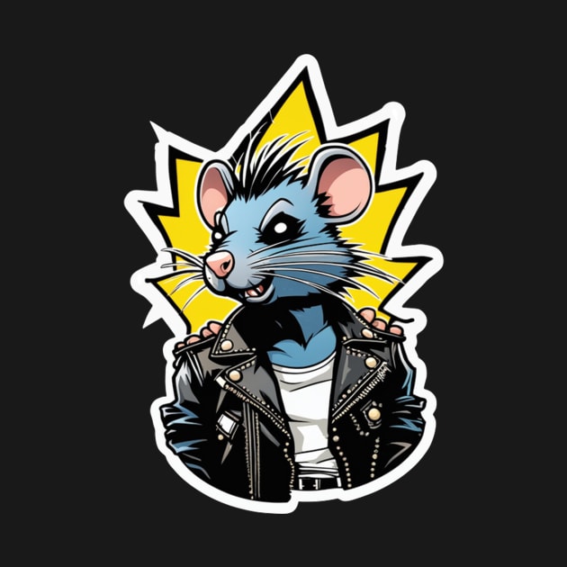 The Ratscals: Punk Rock Rat - Punk Rock - T-Shirt | TeePublic