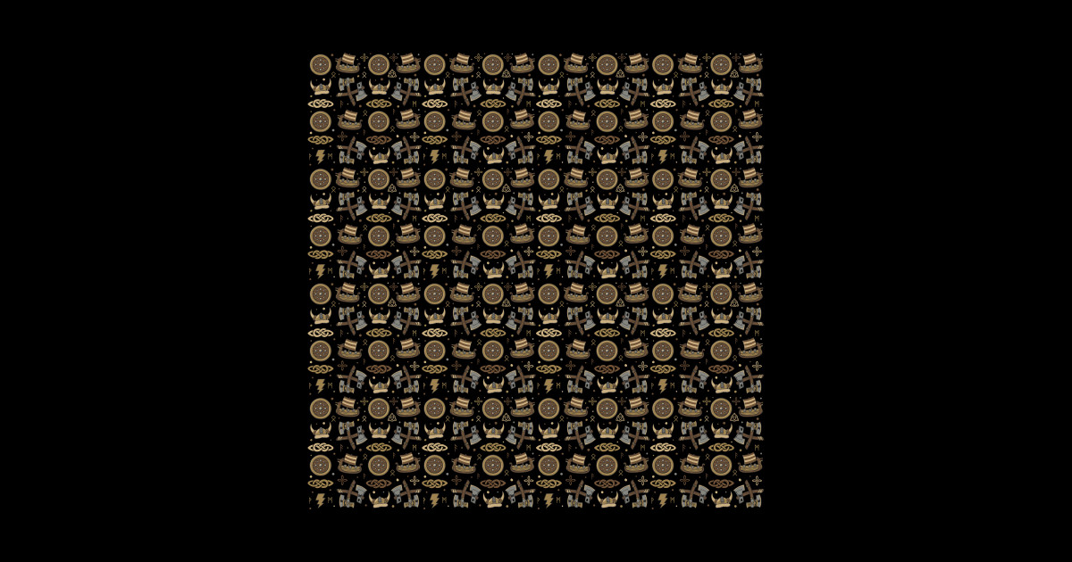 Fantasy Vikings Pattern by Tobe Fonseca - Vikings - Posters and Art ...