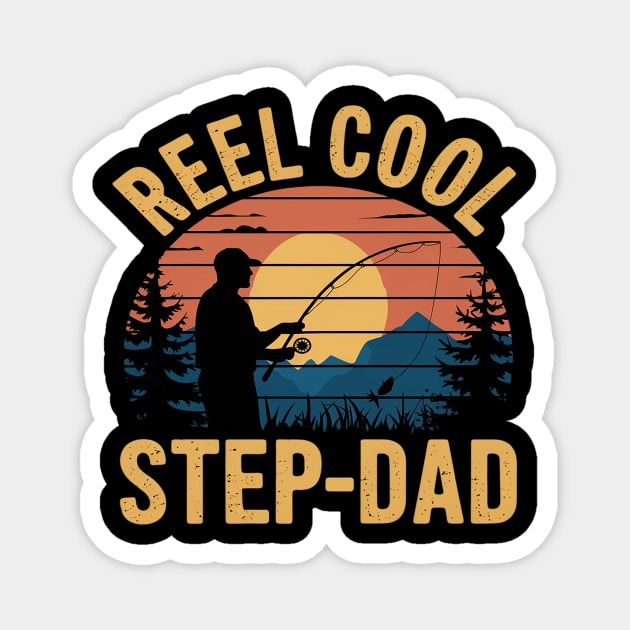 Mens Reel Cool Step-Dad Fish Fishing Fathers Day - Mens Reel Cool Step ...
