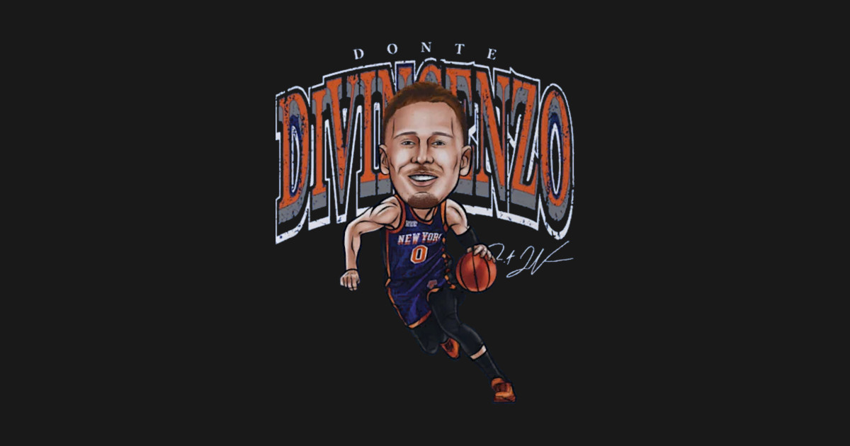 Donte Divincenzo New York Cartoon - Donte Divincenzo - T-Shirt | TeePublic
