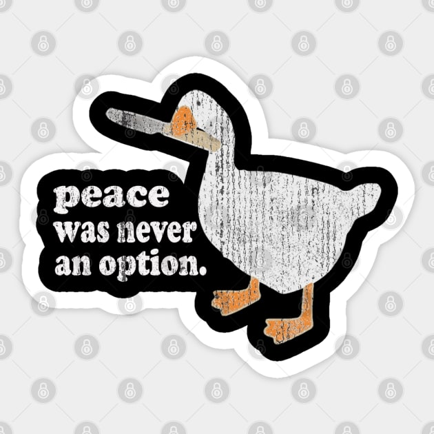 Peace Was Never An Option Goose Game - Peace Was Never An Option Goose ...