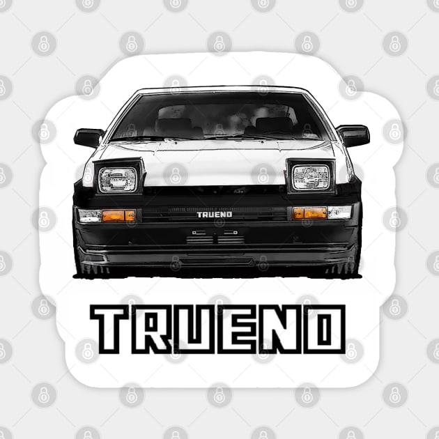 Toyota AE86 Trueno - Trueno Ae86 - Sticker | TeePublic