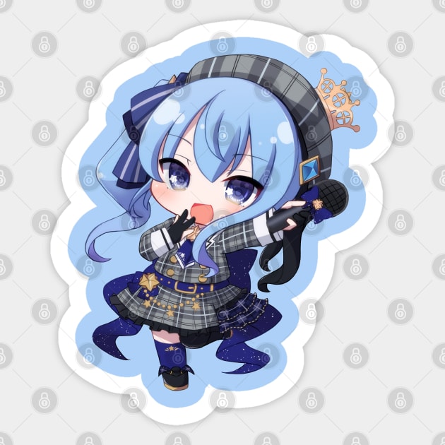 Suisei Hololive - Hoshimachi Suisei - Sticker | TeePublic