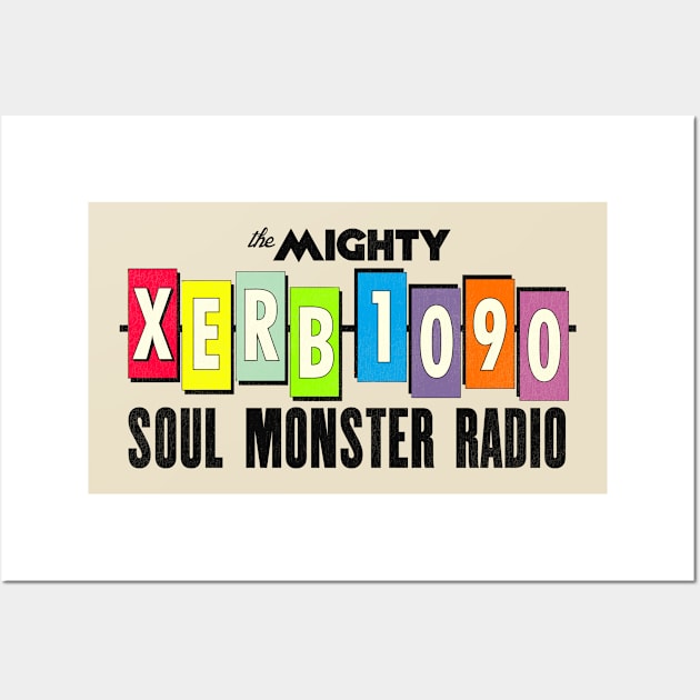 WOLFMAN JACK - XERB Radio Station 1090 - Wolfman Jack - Posters and Art ...