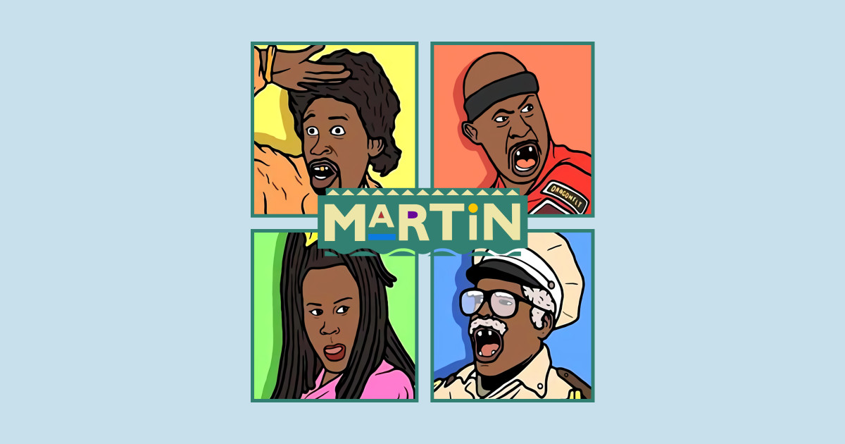 martin cartoon comedy - Martin - T-Shirt | TeePublic