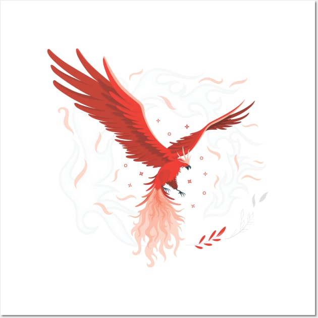 Flying phoenix - Phoenix - Posters and Art Prints | TeePublic