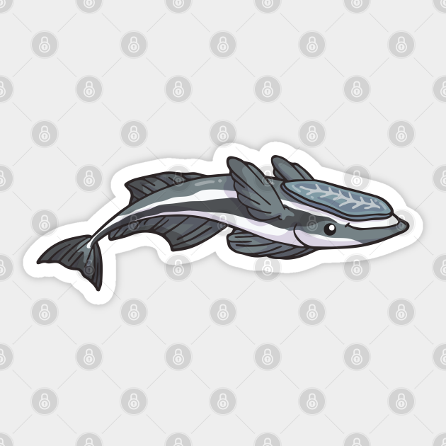 Remora - Fish - Sticker | TeePublic