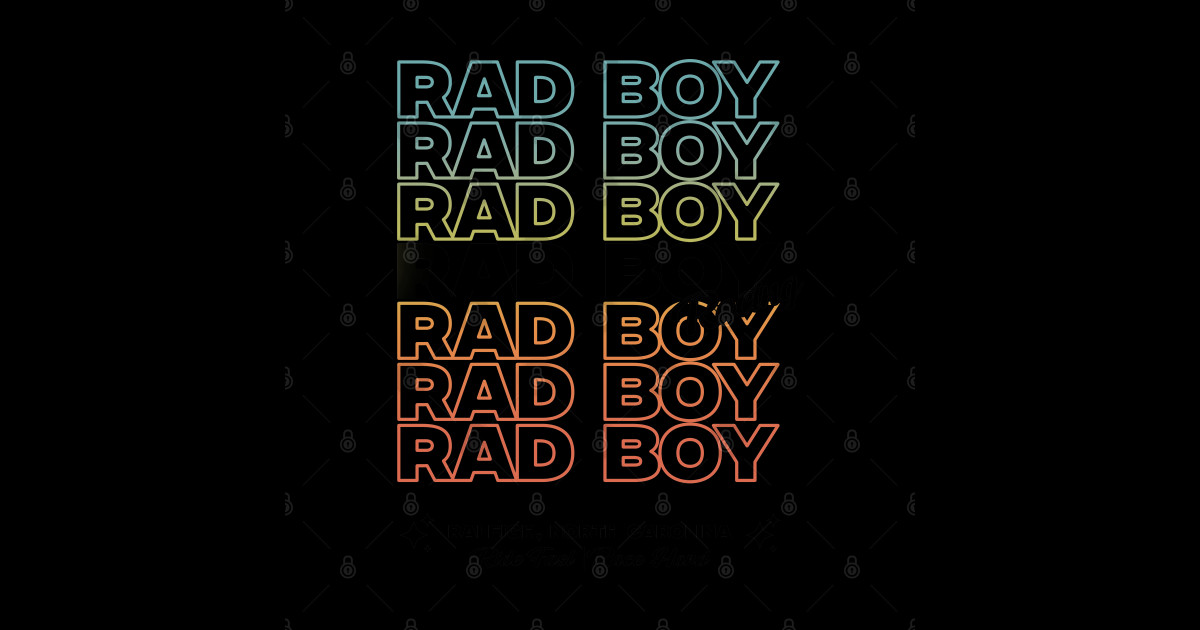 Rad Boy Racing Repeat - Bmx - Sticker | TeePublic