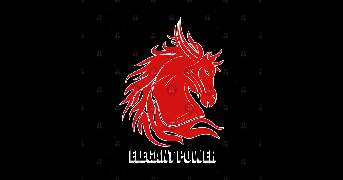Red Horse - Pony - Sticker | TeePublic