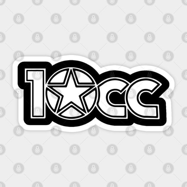 10cc//Vintage for fans - 10cc - Sticker | TeePublic