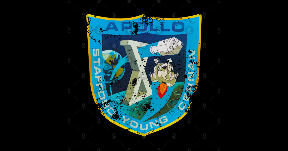 Apollo 10 Vintage Insignia - Apollo - Sticker | TeePublic