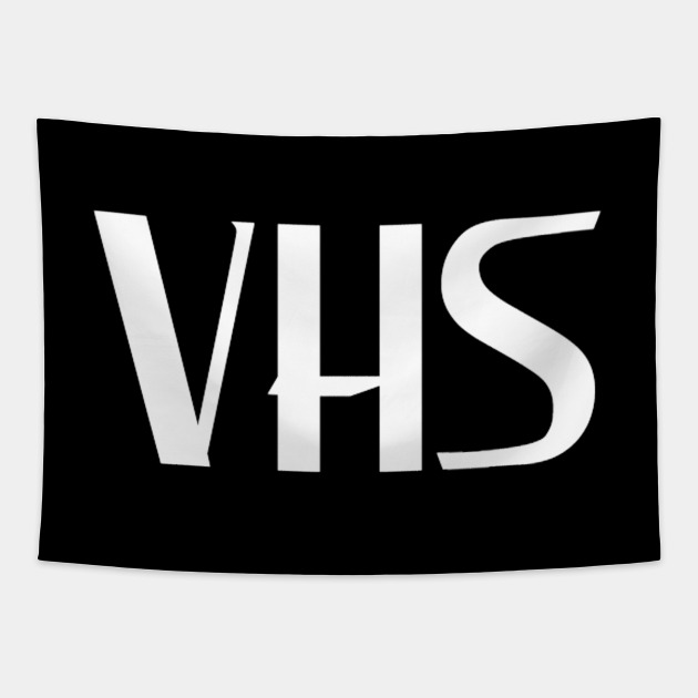 VHS Logo - Vhs - Tapestry | TeePublic