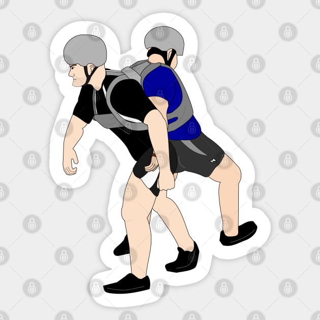 C.T. Banana Backpack The Challenge - The Challenge - Sticker | TeePublic