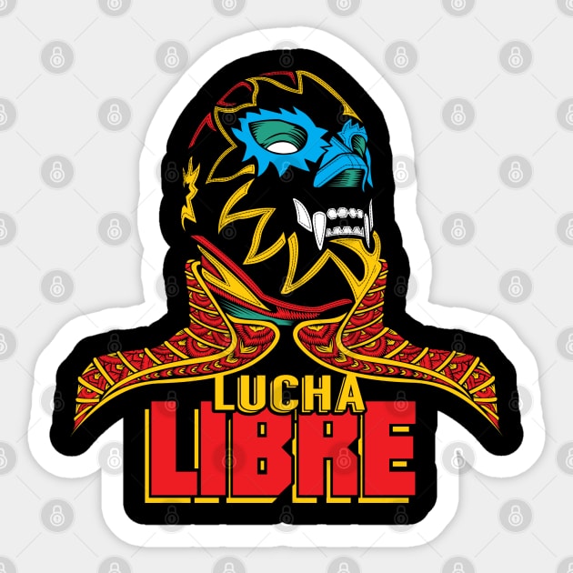 Lucha libre mexicana - Lucha Libre - Sticker | TeePublic