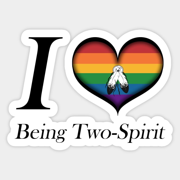 I Heart Being Two-Spirit Design Pride Flag Design - I Heart Dogs ...