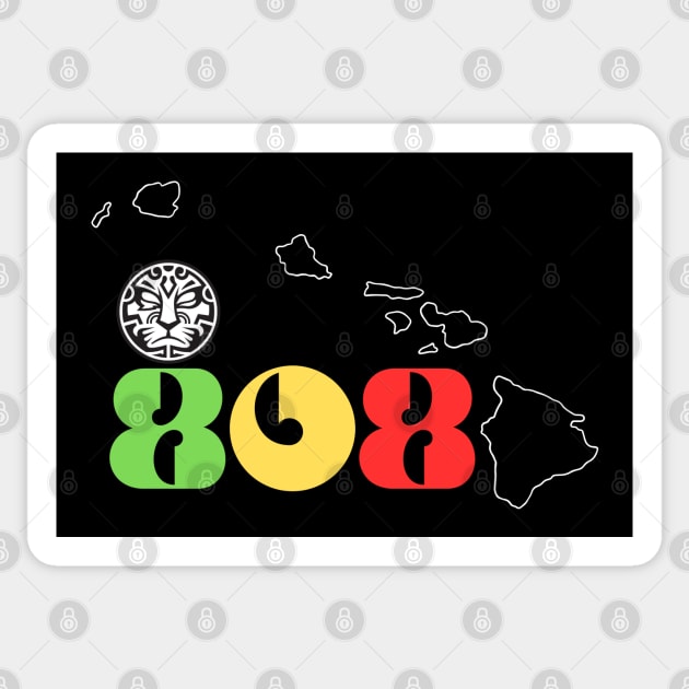 808 Hawaii - Hawaii - Sticker | TeePublic