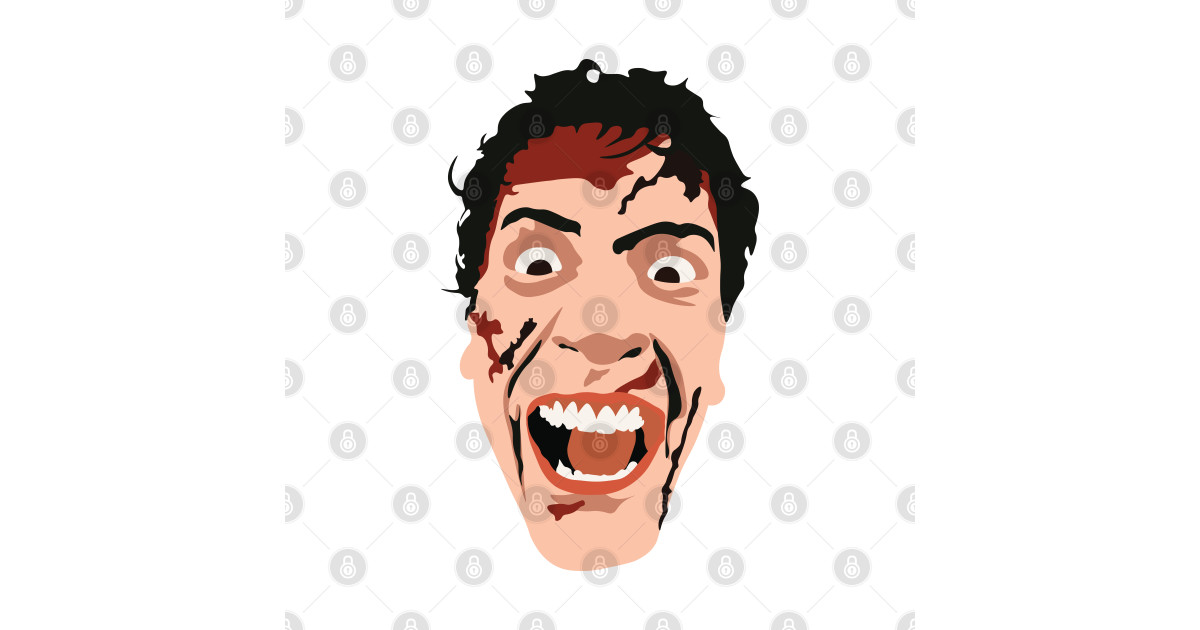 Ash Laughing - Evil Dead 2 - Crewneck Sweatshirt | TeePublic