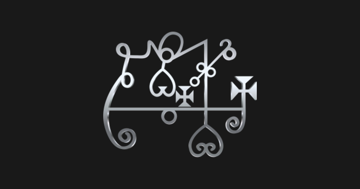 King Beleth Sigil Modern Ars Goetia Demonic Seal of Beleth in Silver ...